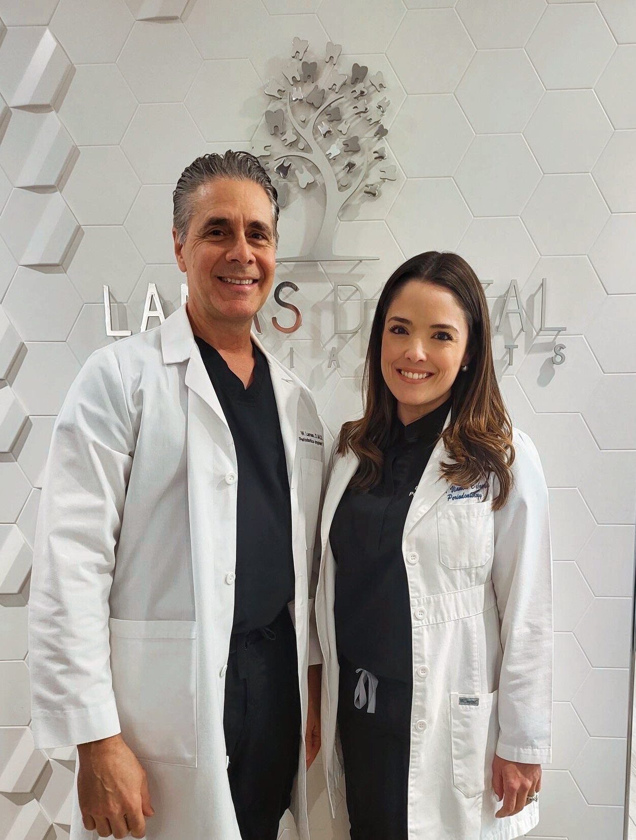 Dr. Lamas was able to replace all her upper and lower teeth with six ...